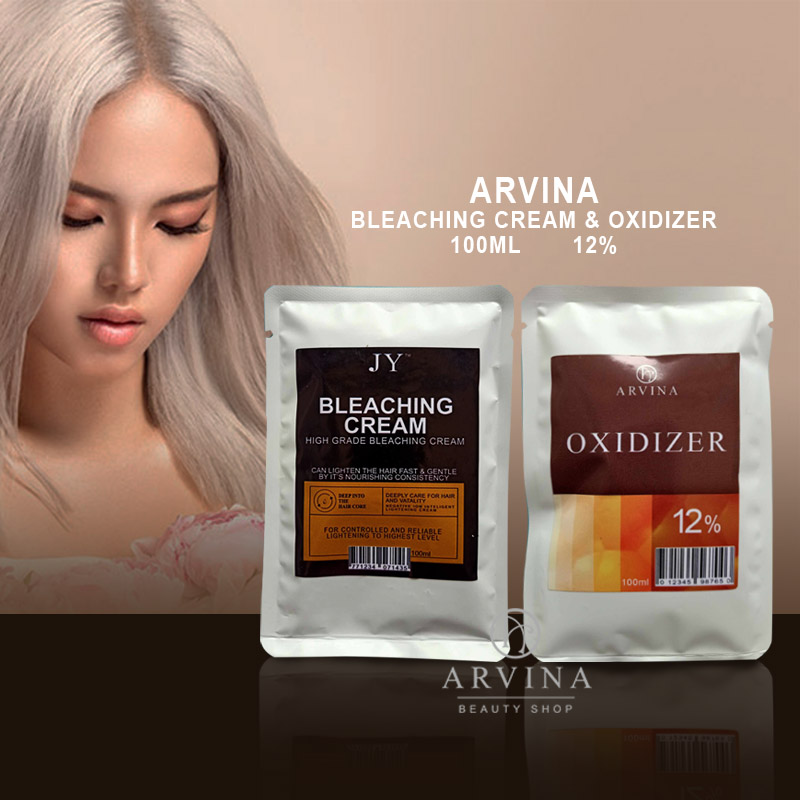 Hair Bleaching Cream Set 100ml with Oxidizer 12% 100ml Sachet | Lazada PH