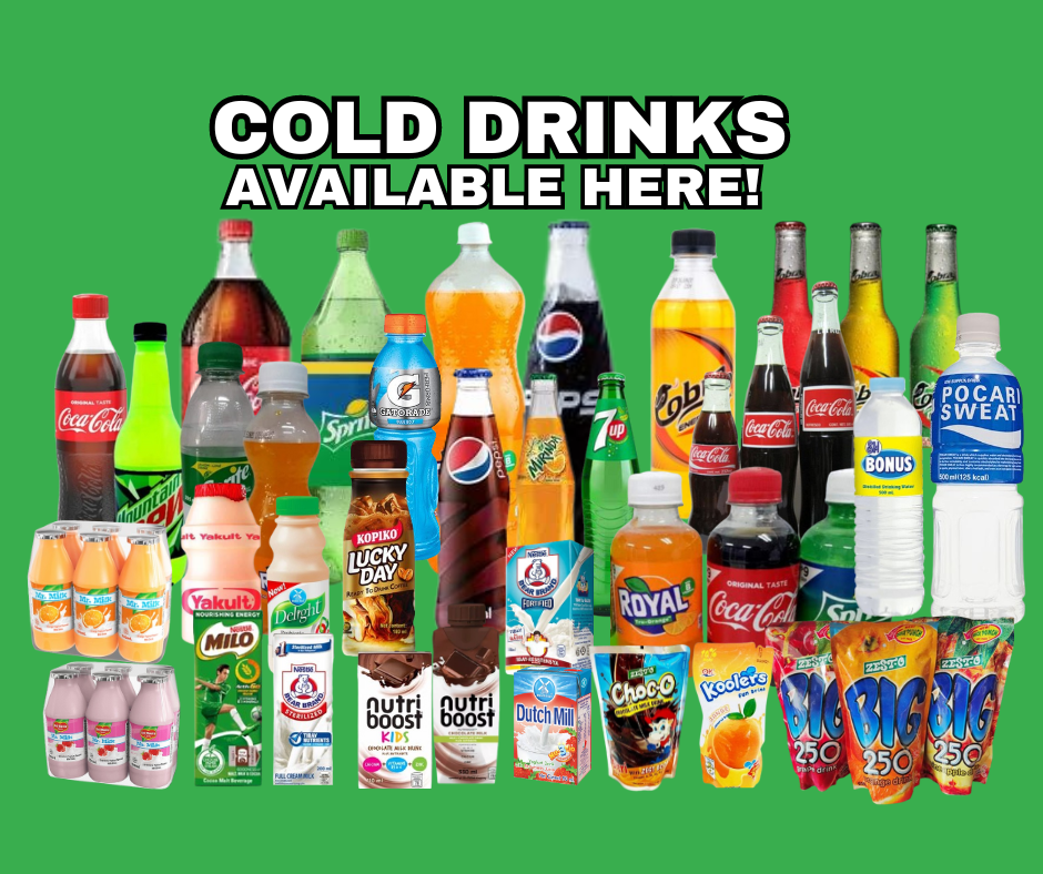 Laminated COLD DRINKS (GREEN)Signages A4 Size water proof makapal ...