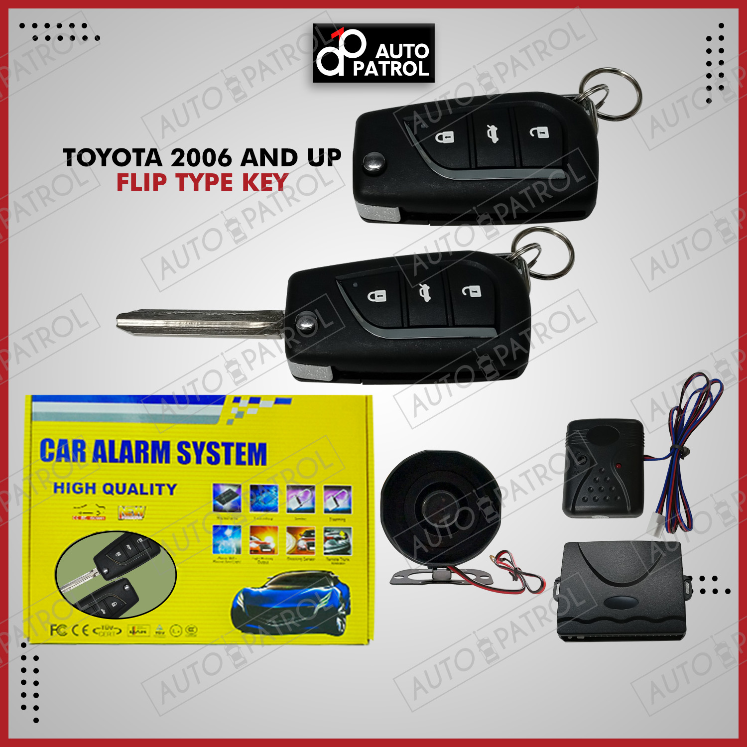 Toyota Car Alarm Remote Anti-Theft Door Lock System (AP 10) | Lazada PH