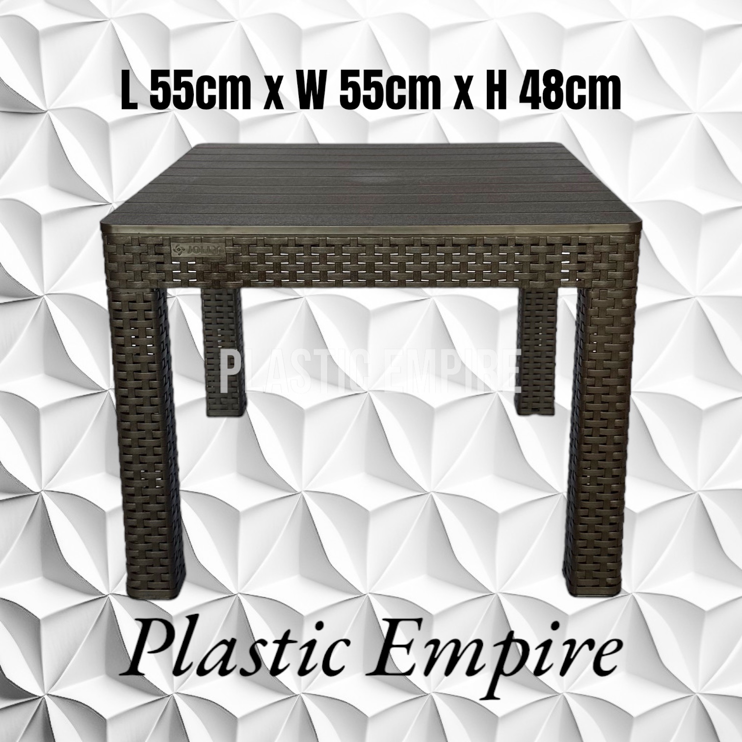 Jolly Plastic High Quality Anti Slip Rattan Picnic Indoor High Table ...