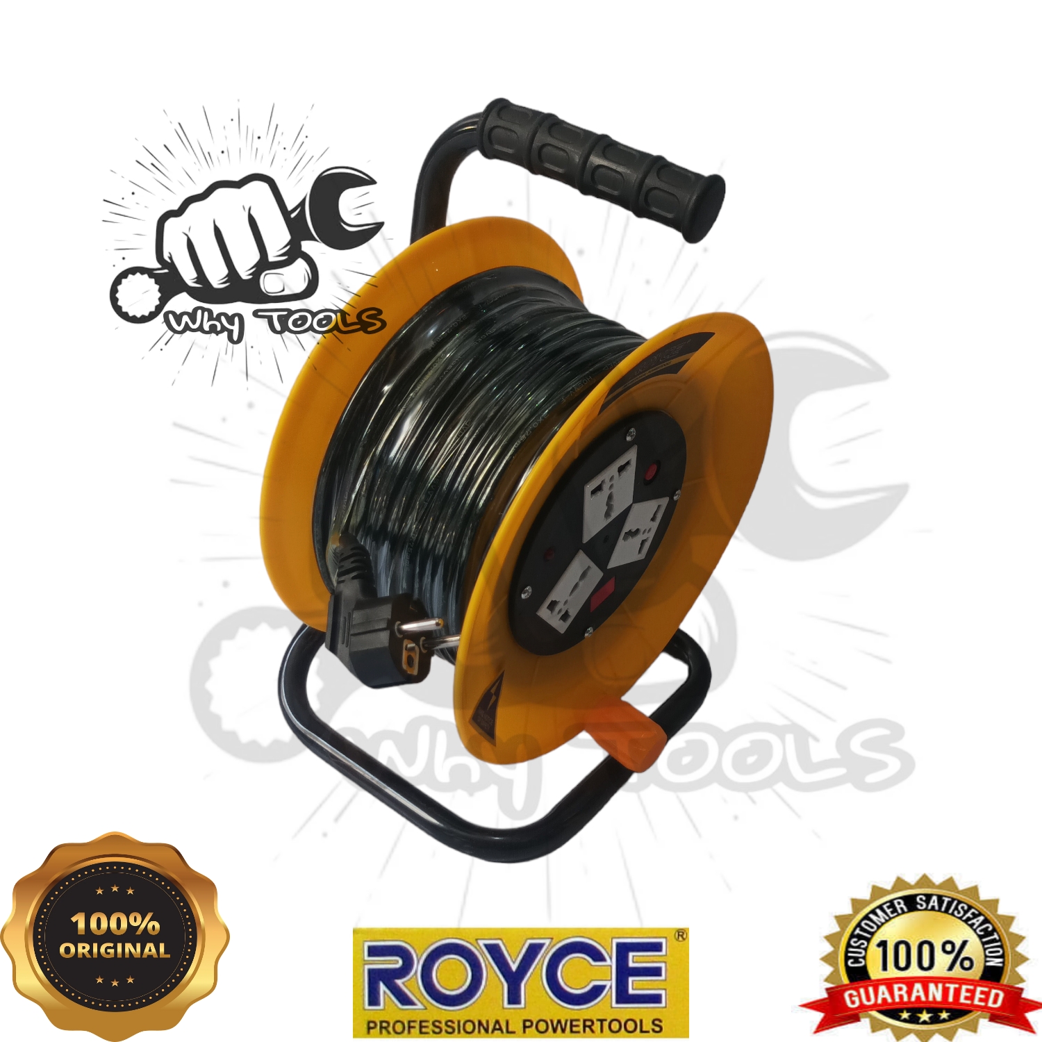 Heavy duty royce cable reels 22 meters | Lazada PH