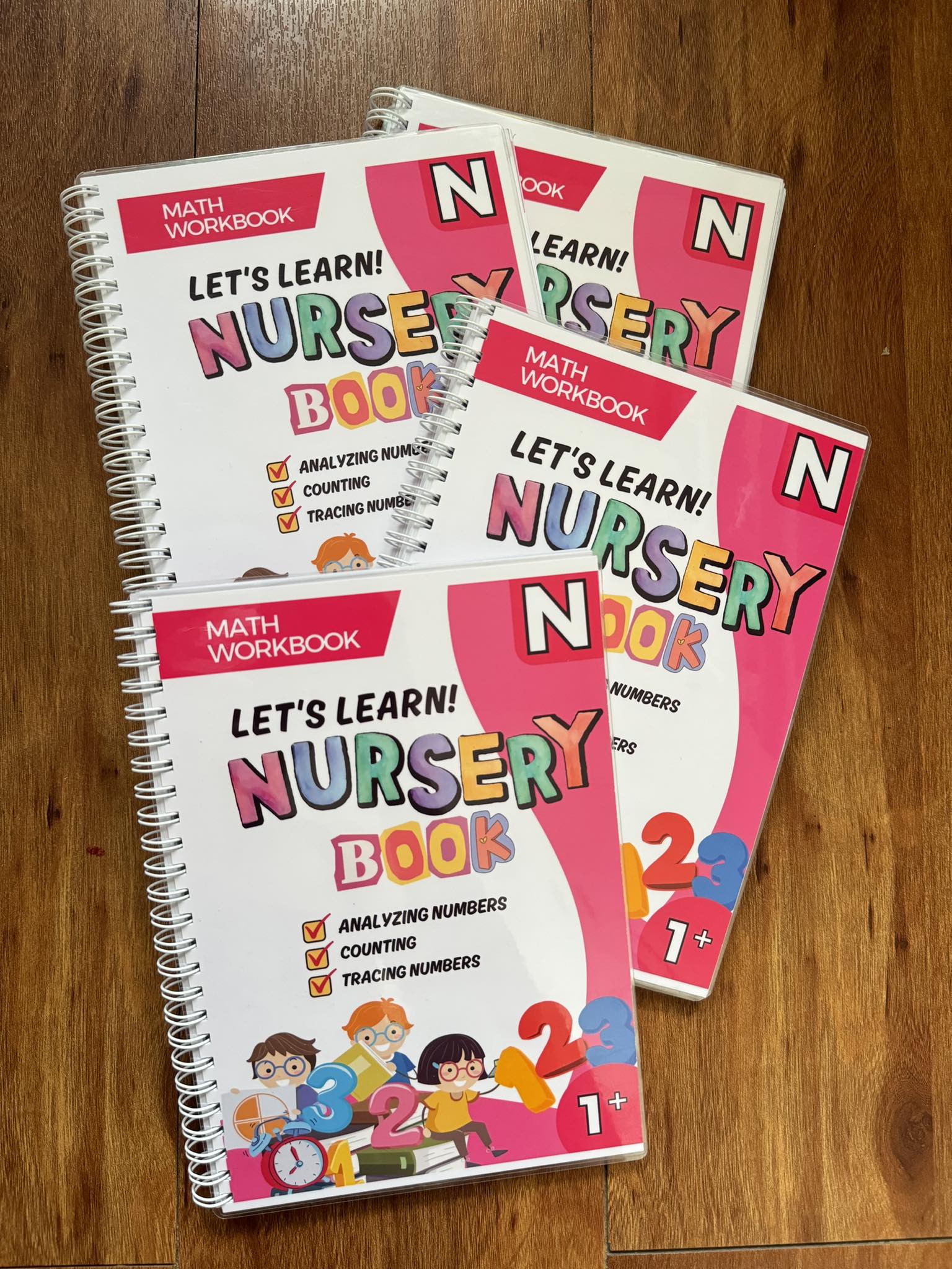 Nursery Math Workbook Let's Learn Numbers Analyzing Numbers Counting ...