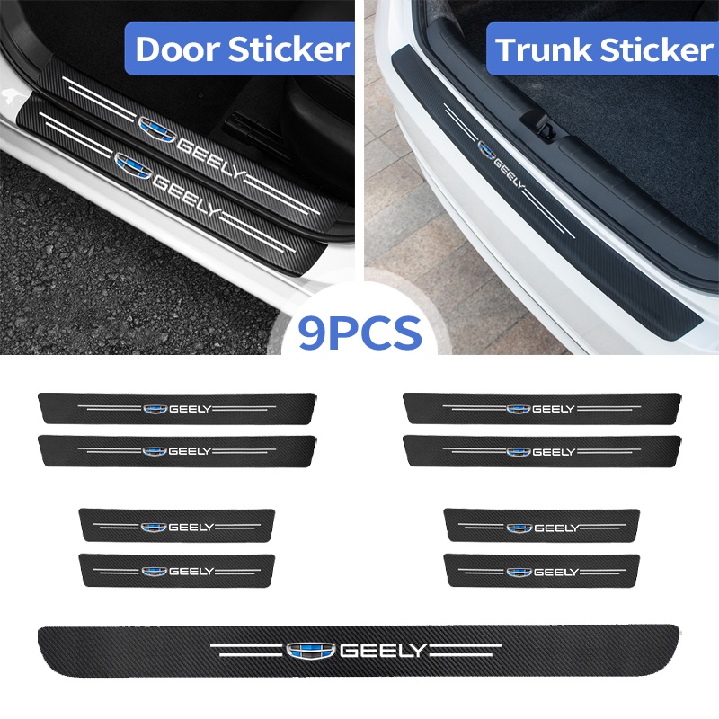 Geely Carbon Fiber Car Door Sticker Protector Auto Threshold Strips ...
