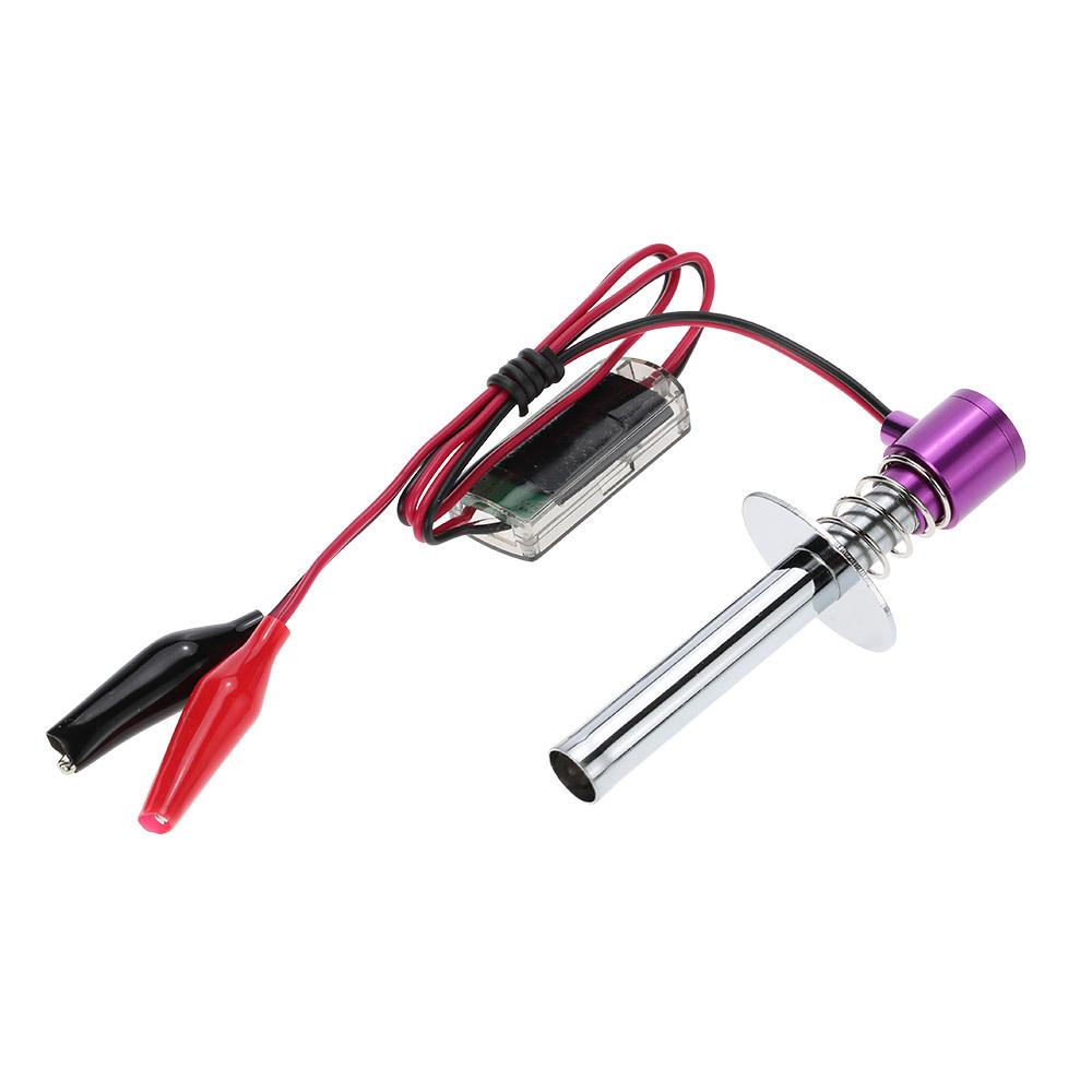 80100 6-12V Electronic Glow Plug Igniter with Alligator Clip for 1/10 ...