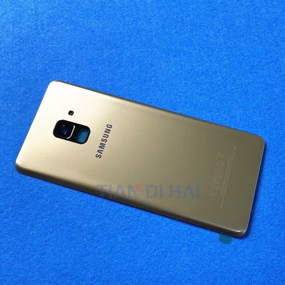 A8กระจกด้านหลังสำหรับ Samsung Galaxy A8 Plus A8 + A730 A730F A8 A530 A530F 2018กรอบหลังแบตเตอรี่ ...