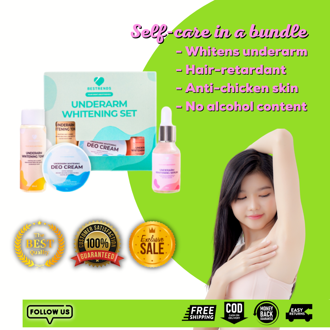💪👃 BESTRENDS Underarm Whitening Set💅🧼🚿 5X UNDERARM WHITENING ...