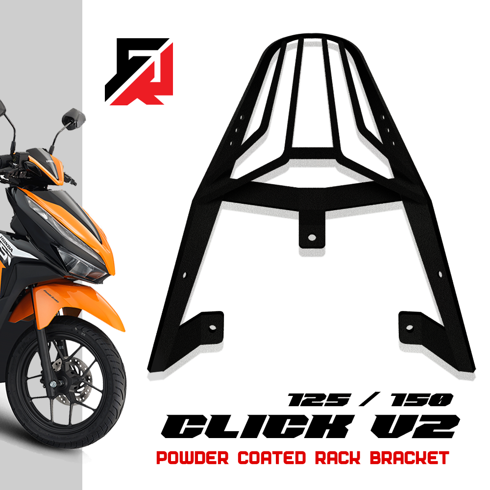 Honda Click 125i V2 Top box bracket /Power Rack/Monorack/Powder Coated ...