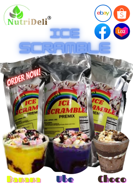 Nutrideli Ice Scramble Pre-Mix Ube Flavor | Lazada PH