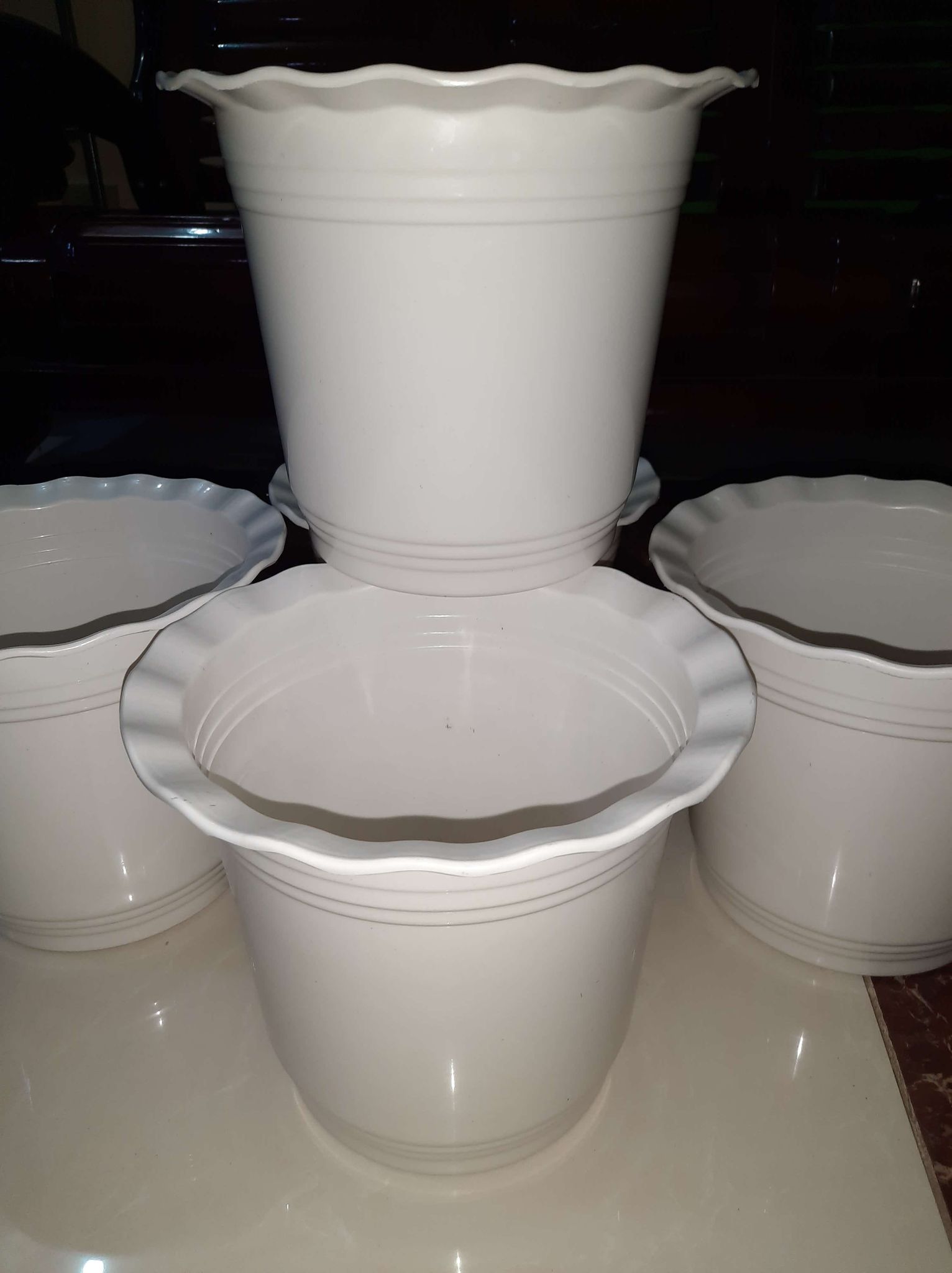 Set of 5pcs LARGE and LONG flower pot (10x9 inches) | Lazada PH