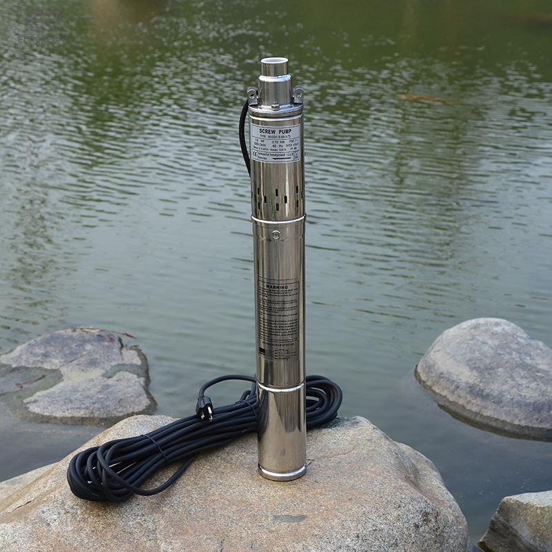 EURORECAR 220V 60Hz Submersible Pump 1.5HP High Lift Large Flow Deep ...