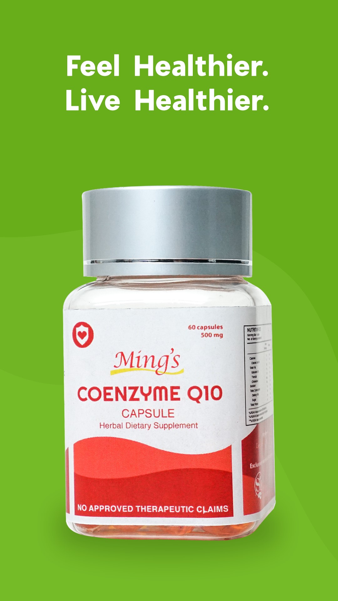 Ming's CoEnzyme Q10 Softgel Capsules Bottle of 60 | Lazada PH