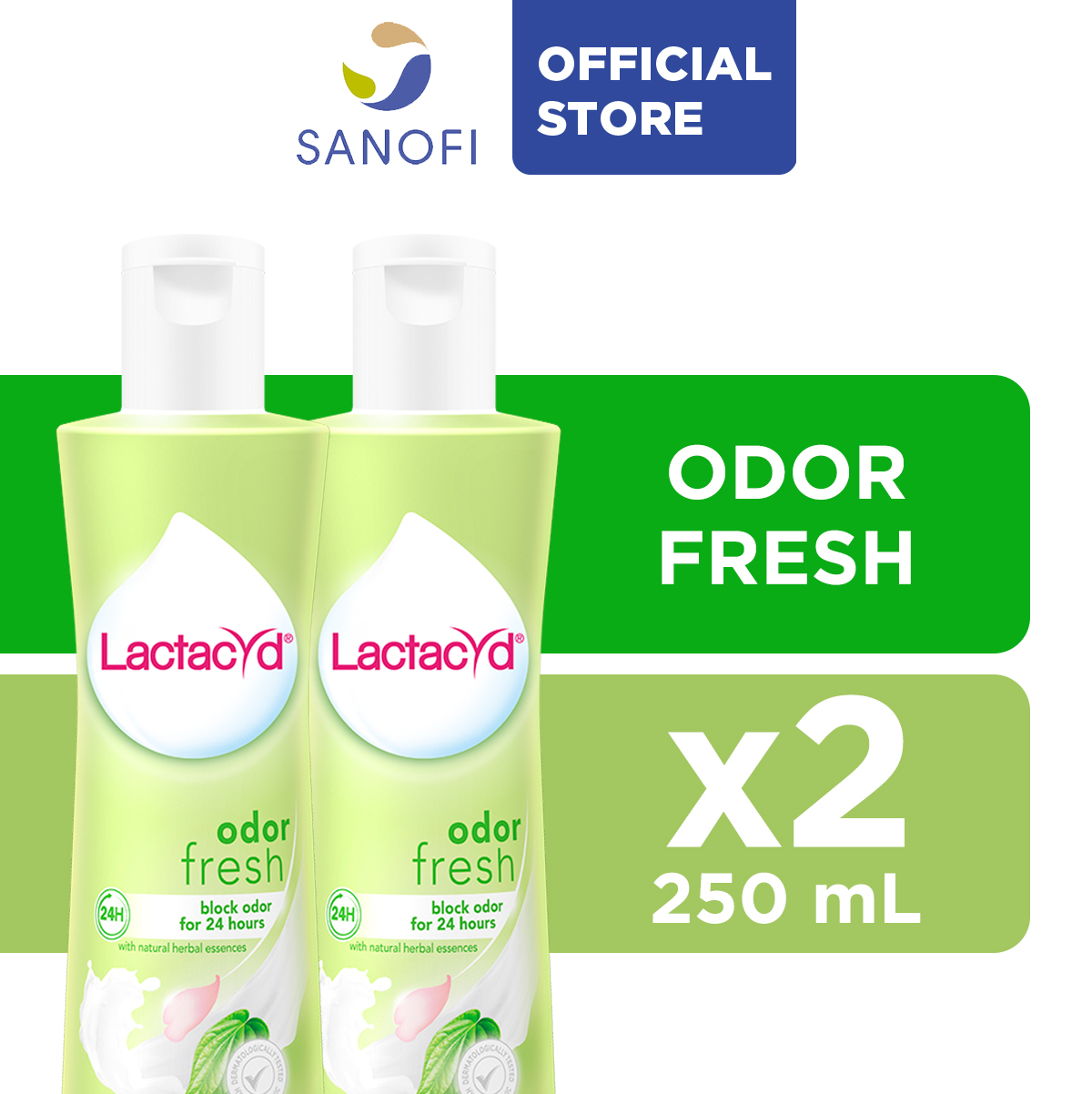 Lactacyd Feminine Wash Odor Fresh 250ML (Bundle of 2) | Lazada PH