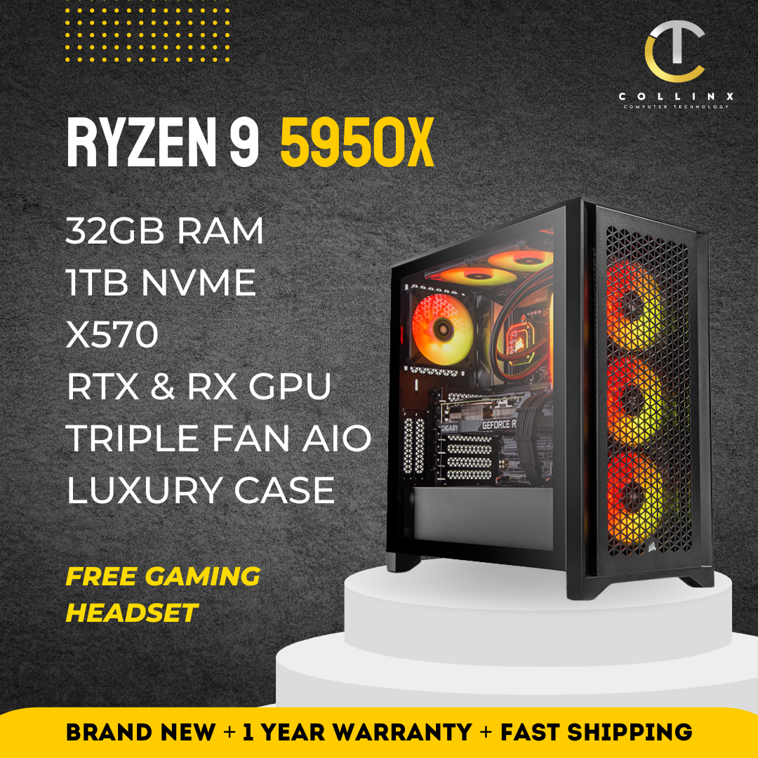 [ GAMING PC BUILD - DRAGON ] AMD RYZEN 9 5950X PC Desktop | Nvidia RTX ...