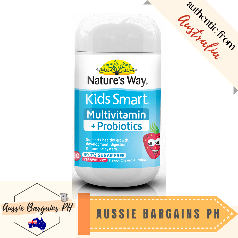 Nature's Way Kids Smart Multi + Probiotics 50 Tablets | Lazada PH