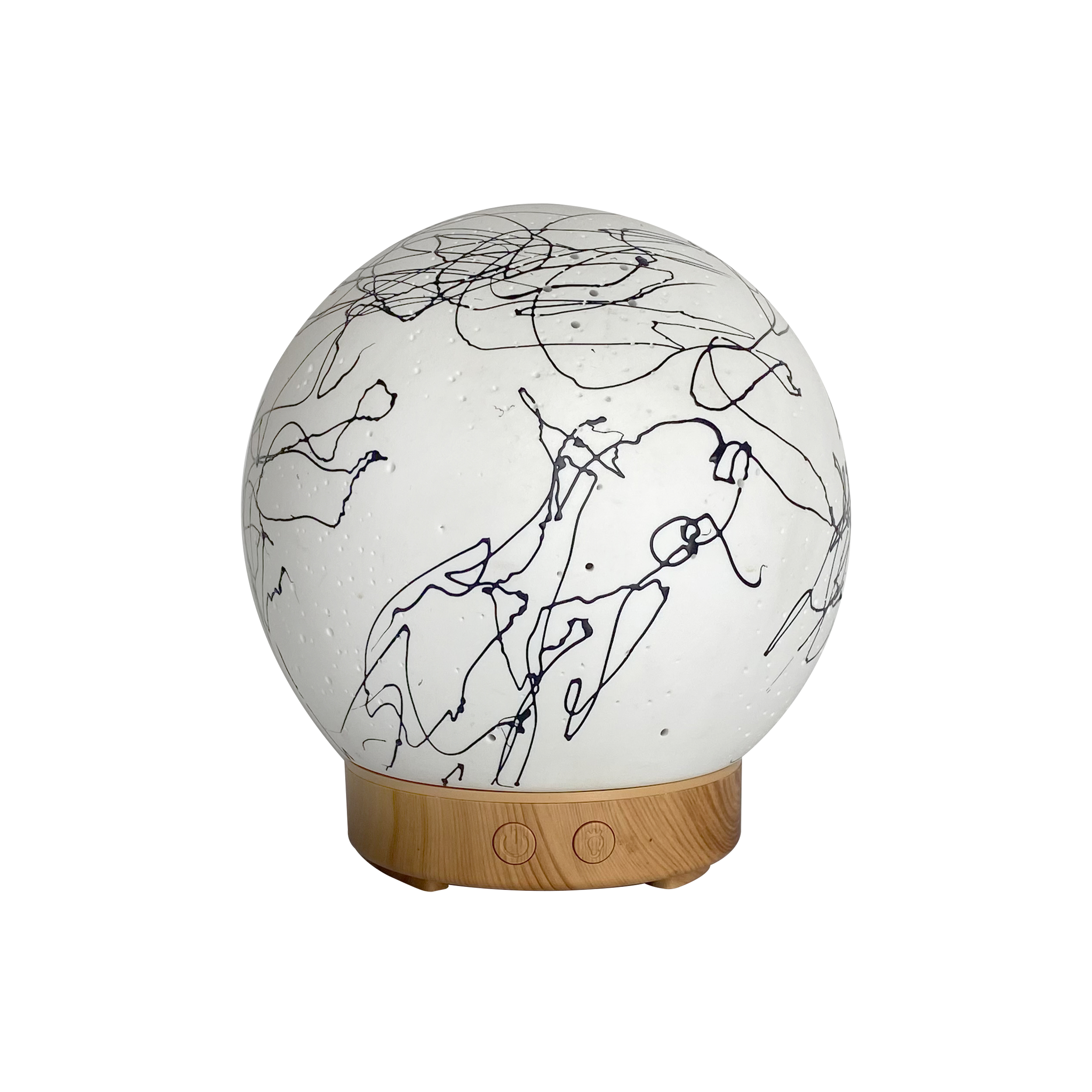 Zen Zest Moon Lamp Electric Diffuser with Free 30ml Water Based Oil ...