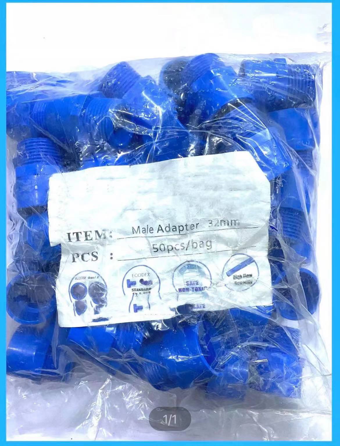 PVC Blue Male Adapter - 1/2, 3/4, 1 for chosen | Lazada PH