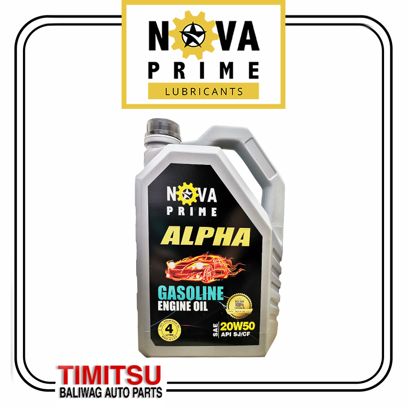 20W- 50 CONVENTIONAL PREMIUM MINERAL REGULAR OIL NOVA PRIME ALPHA FOR ...