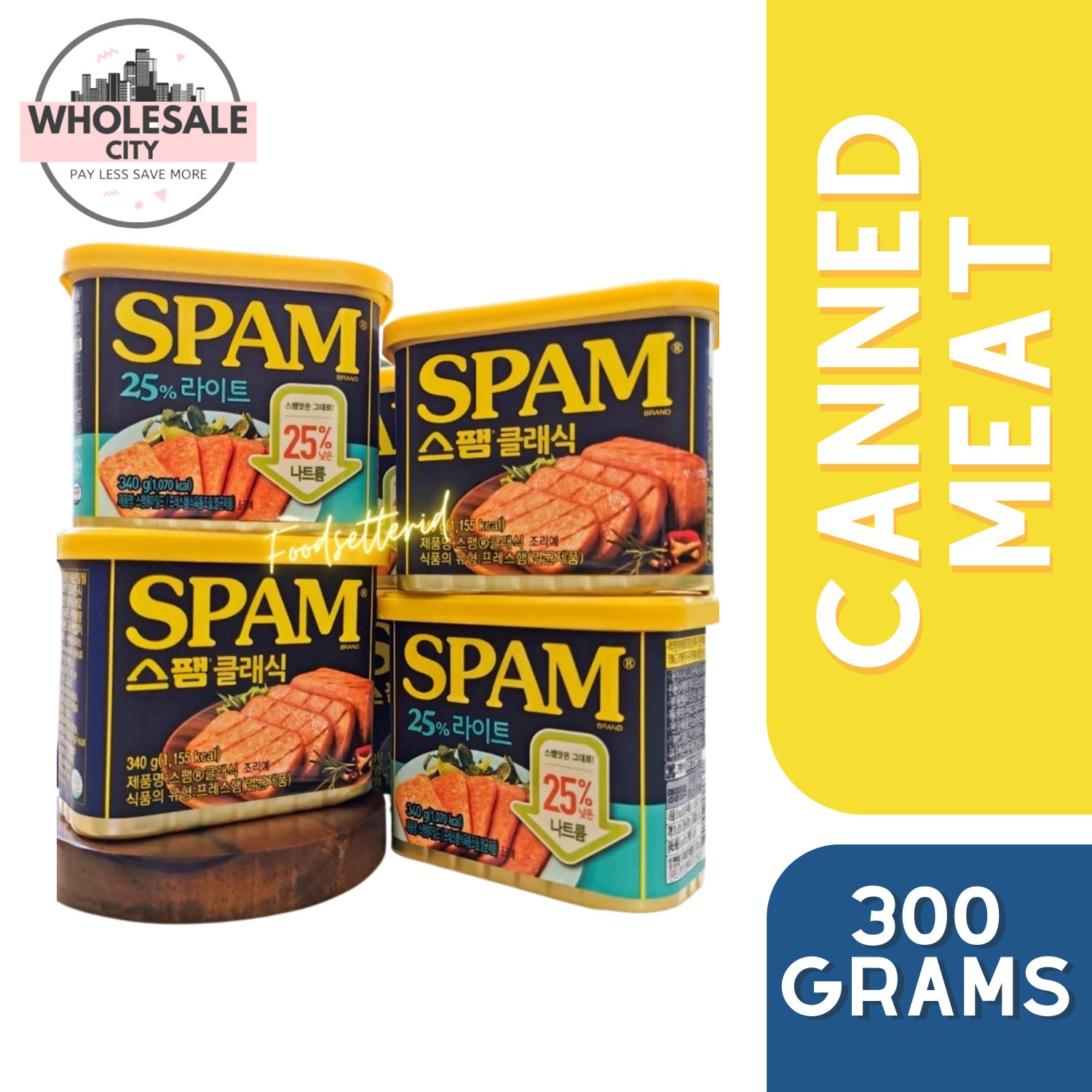SPAM Korea Classic, Mild / Meat Canned 300g | Lazada PH
