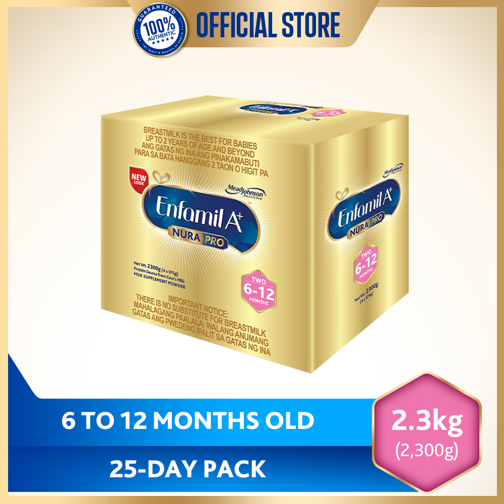 Enfamil A+ Two Nurapro 2.3kg (2,300g) Infant Formula Milk Supplement ...