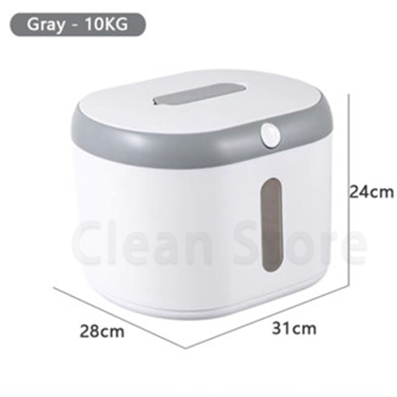 Rice Dispenser with Measuring Cup 10KG Airtight Damp-proof Insect-proof ...