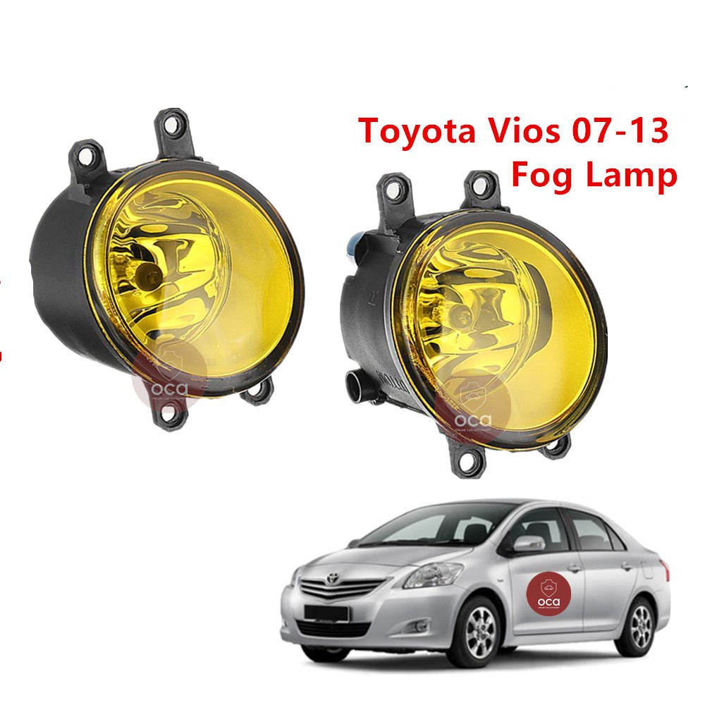 （yellow lens）TOYOTA VIOS gen2 2008 2009 2010 2011 2012 2013 fog lamp ...