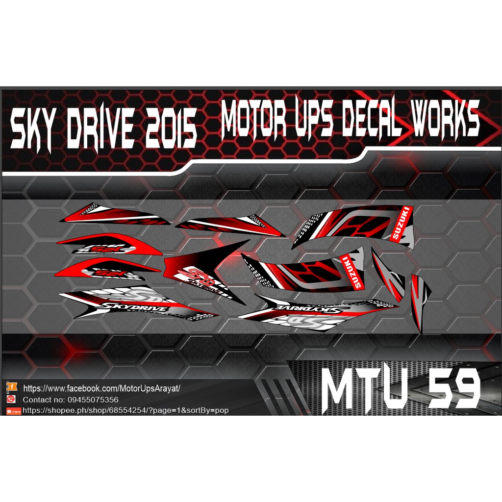 One for delivery Sky drive decals, Suzuki Sky drive, Decals, sky drive ...