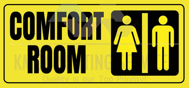 Comfort Room Signages - Stickers & Sintra Board | Lazada PH