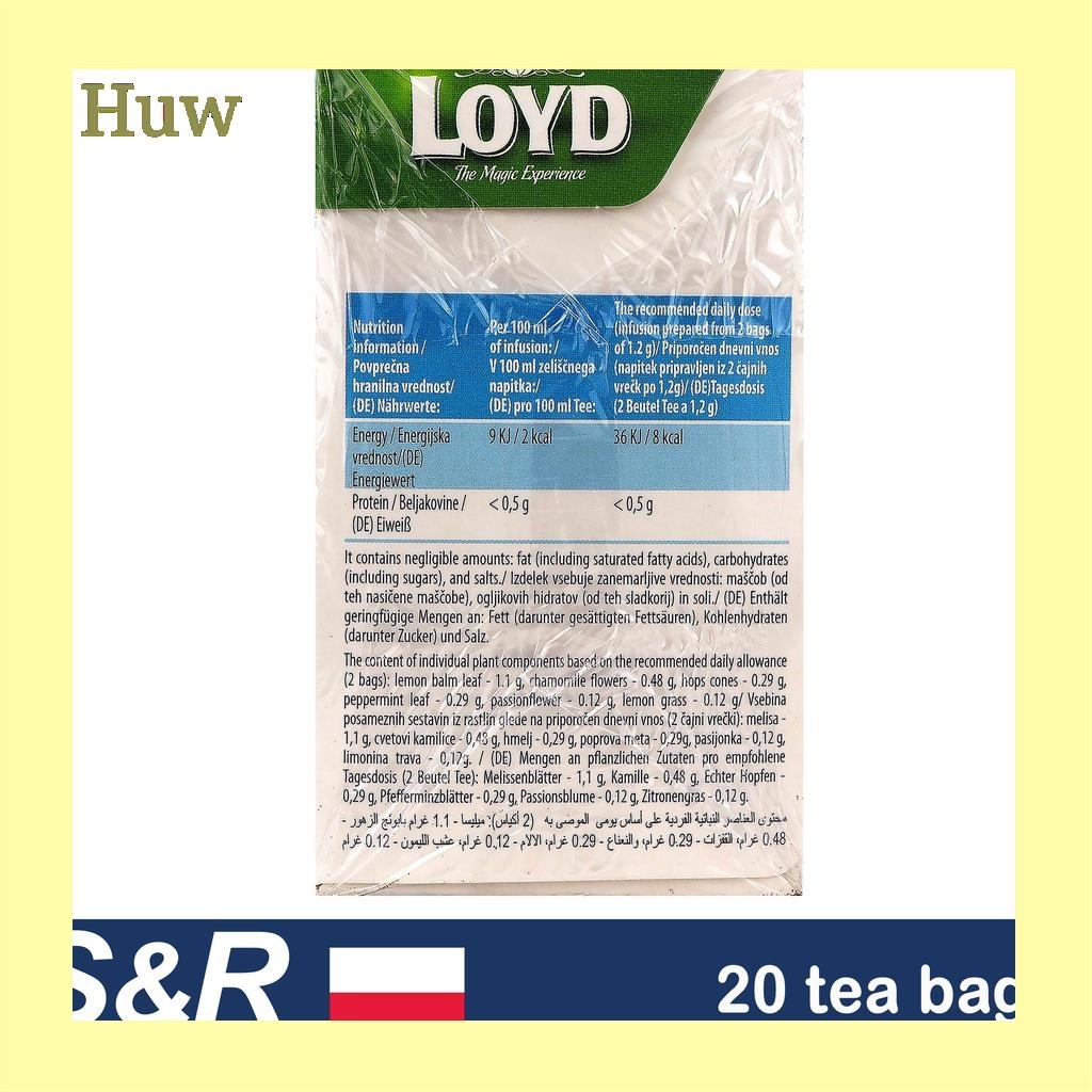 Huw Loyd Good Night's Sleep Herbal Infusion Tea 20 tea bags | Lazada PH