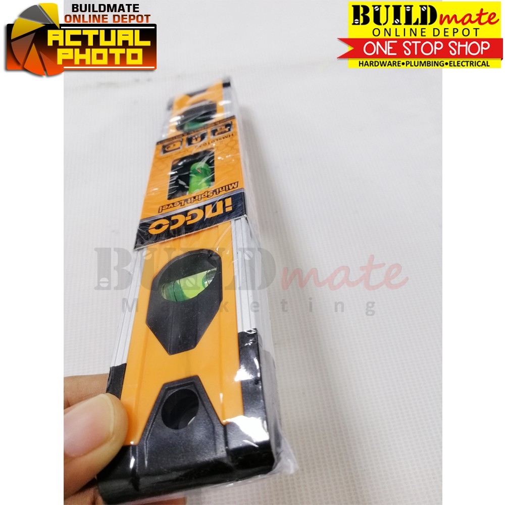BUILDMATE Ingco Magnetic Mini Spirit Level Bar with Magnet Levelling ...