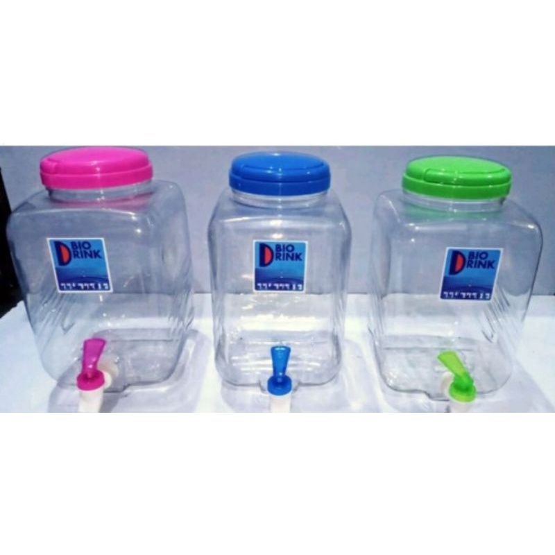 BioDrink Mini Water Jug Water storage Container 5 Liters With Faucet ...