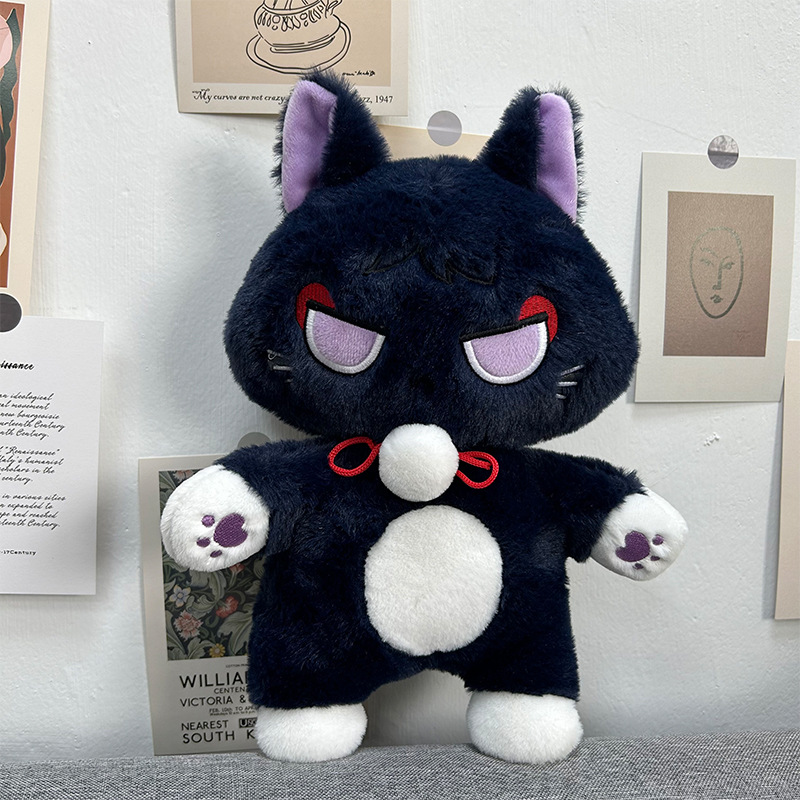 Anime Scaramouche Cat Cute Plush Doll 22cm Genshin Impact Wanderer Pet ...