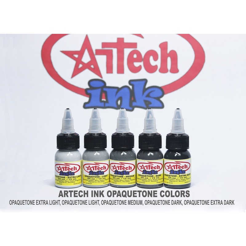 new ARTECH INK OPAQUE TONE COLORS SET (Originally Filipino Made Tattoo ...