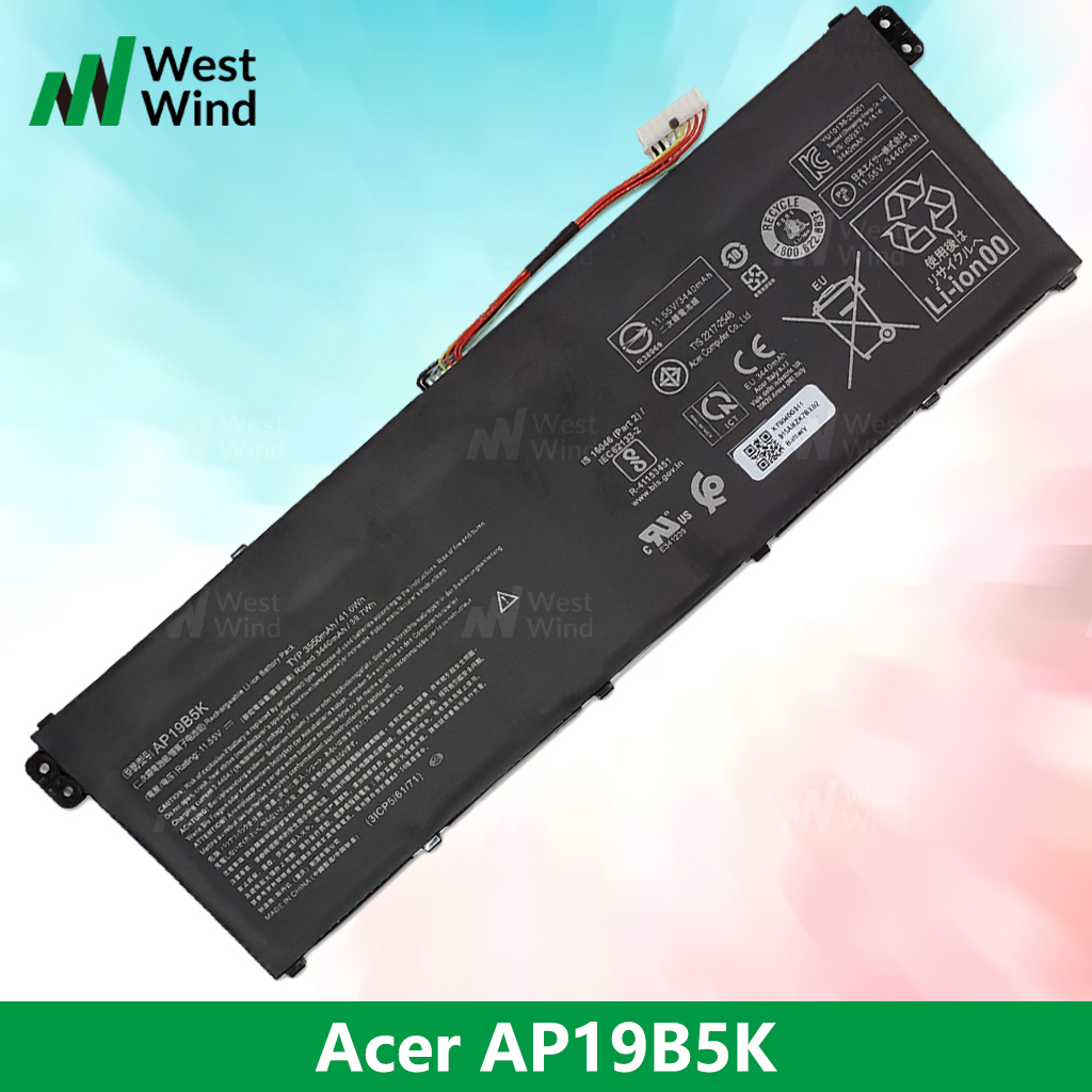 Acer Laptop Battery AP19B5K AP19B8k for Chromebook 314 C922 CB314-2H ...