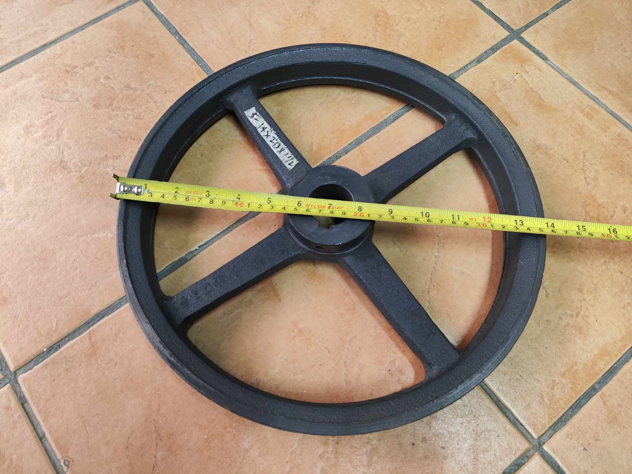 PULLEY - V Pulley - Pulley Type 2B - 14 inches - 2 Groove - Cast Iron ...