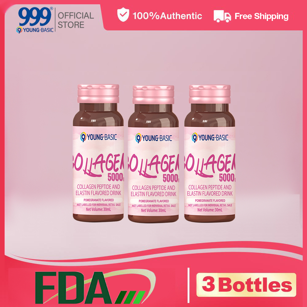 9 YOUNG-BASIC Collagen Peptide Drink 5000mg High Concentration Collagen ...