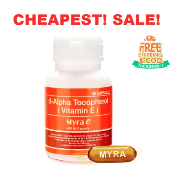 Myra 400 E IU 30 capsules ORIGINAL! SALE! NATASHA | Lazada PH
