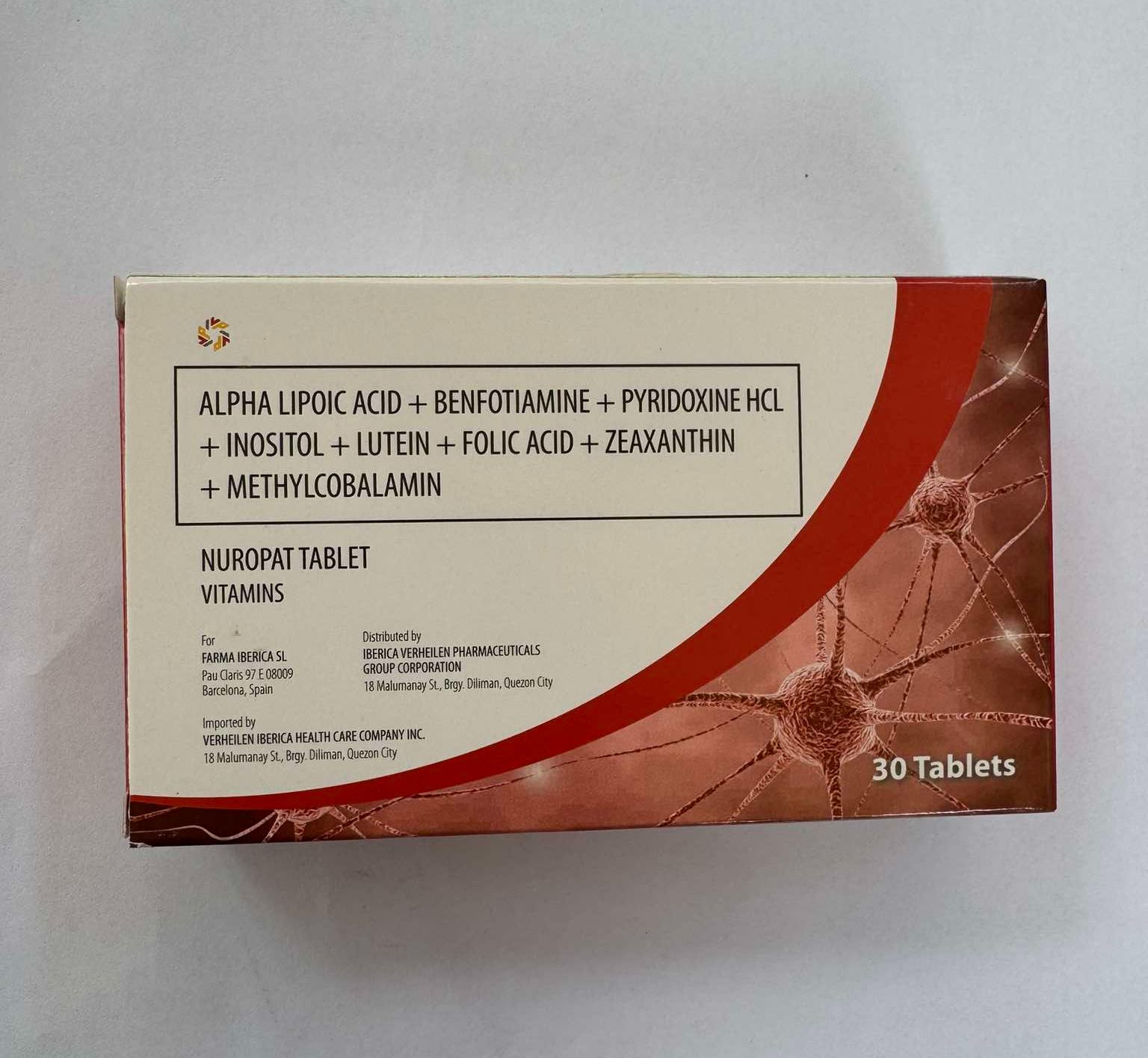 Nuropat Tablet Vitamins 30 tablets | Lazada PH