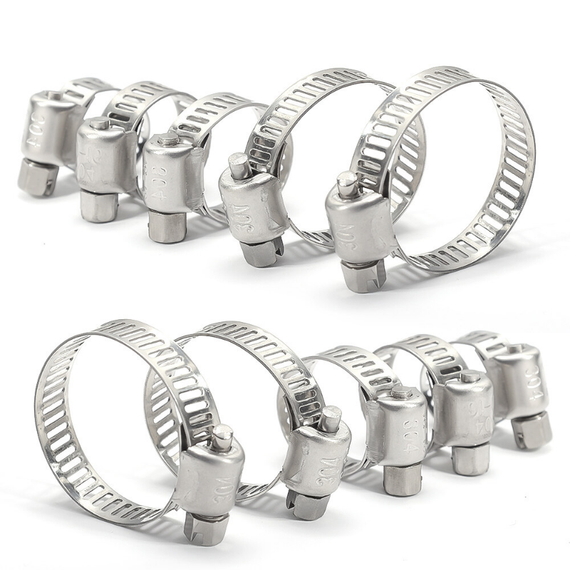 304 adjustable stainless steel pipe clamp clamp, pipe clamp, water pipe ...