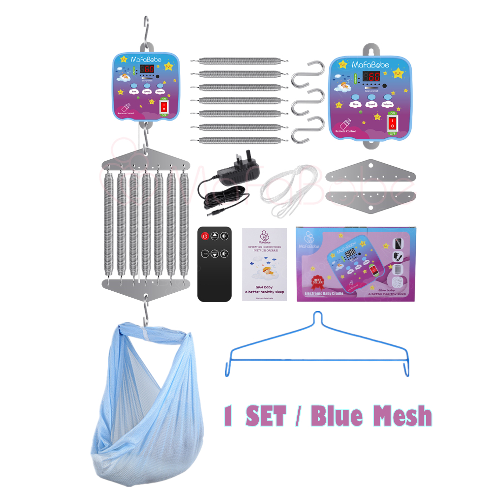MaFaBabe Cradle Set With Remote Control Safe Baby Cradle/Duyan/Hammock ...