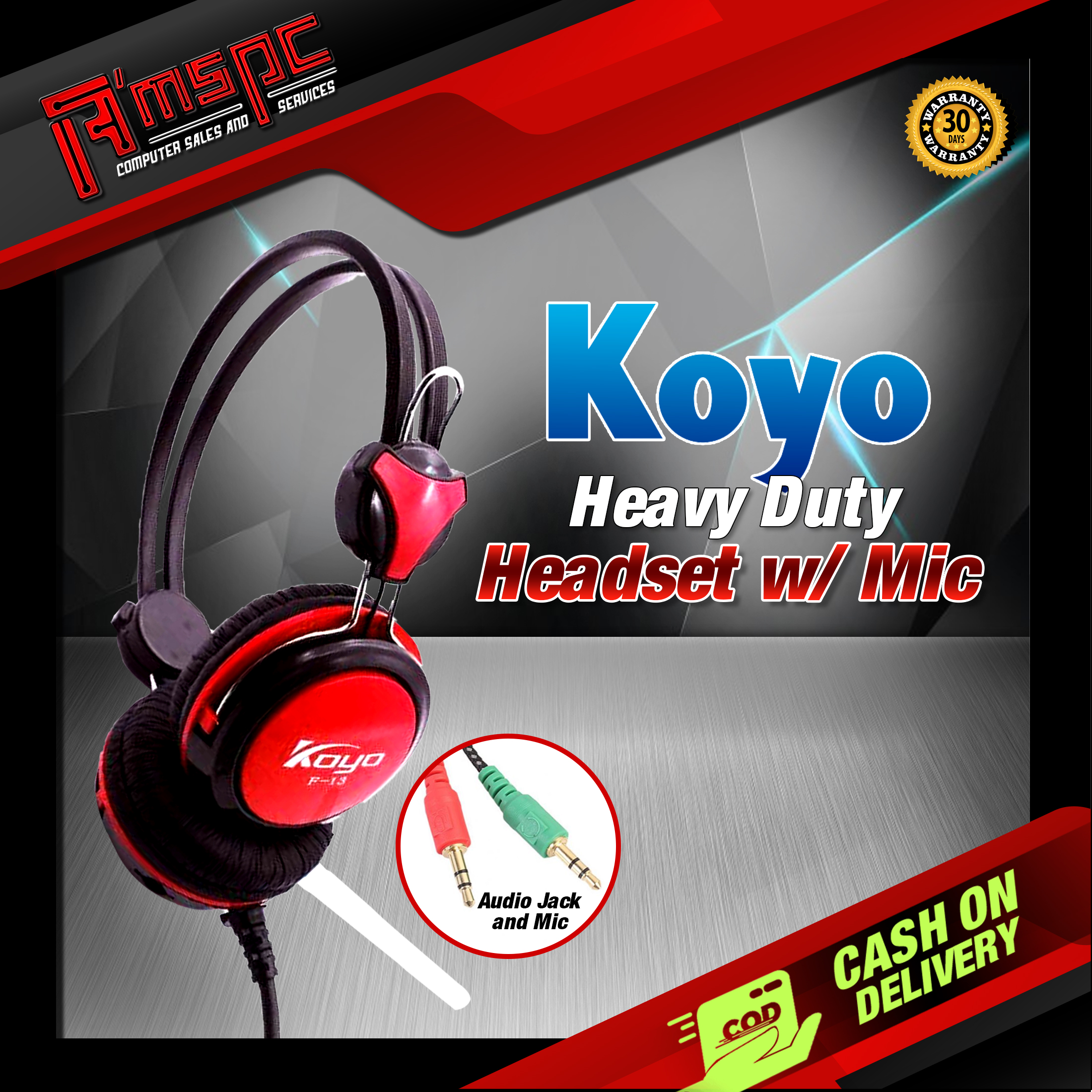 Ordinary Headset with BUILT IN MIC ,AMSPC | Lazada PH