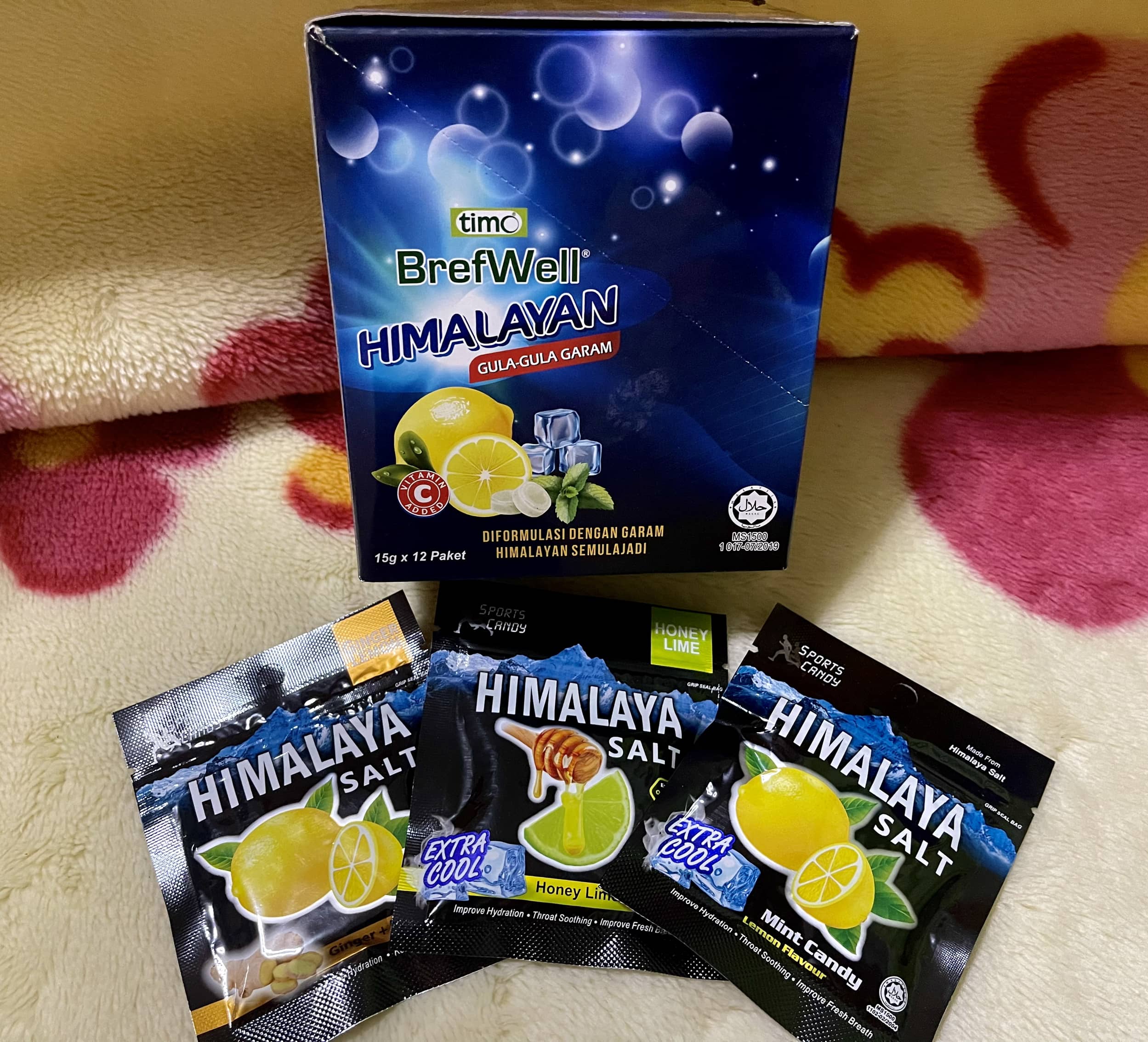 Himalayan Salt Drops Candies 180g 1 Box 12 Sachets Imported from ...