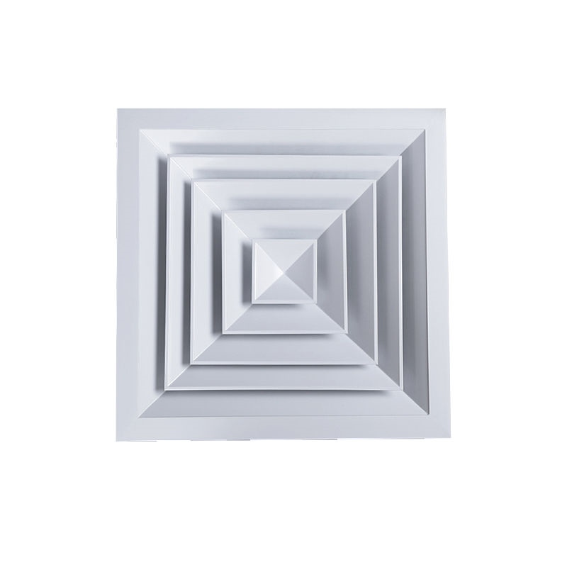 Square aluminum alloy diffuser louver ceiling ceiling air outlet ...