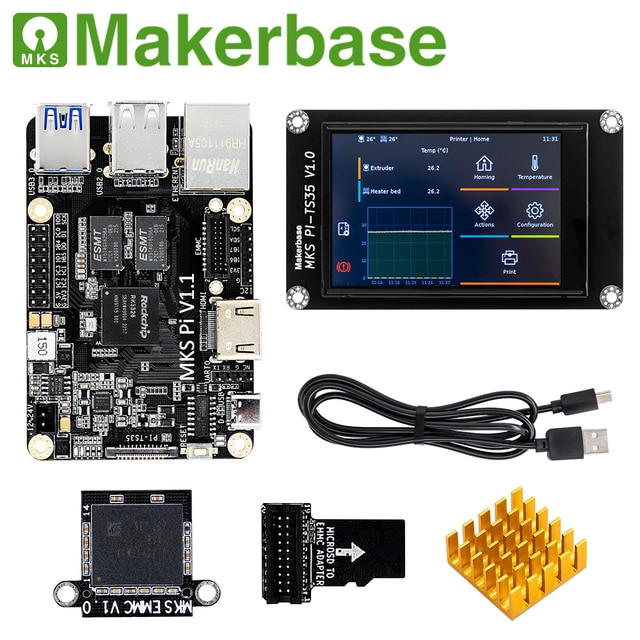 Makerbase MKS PI Board With Quad-Core 64Bits SOC Onboard Runs Klipper ...