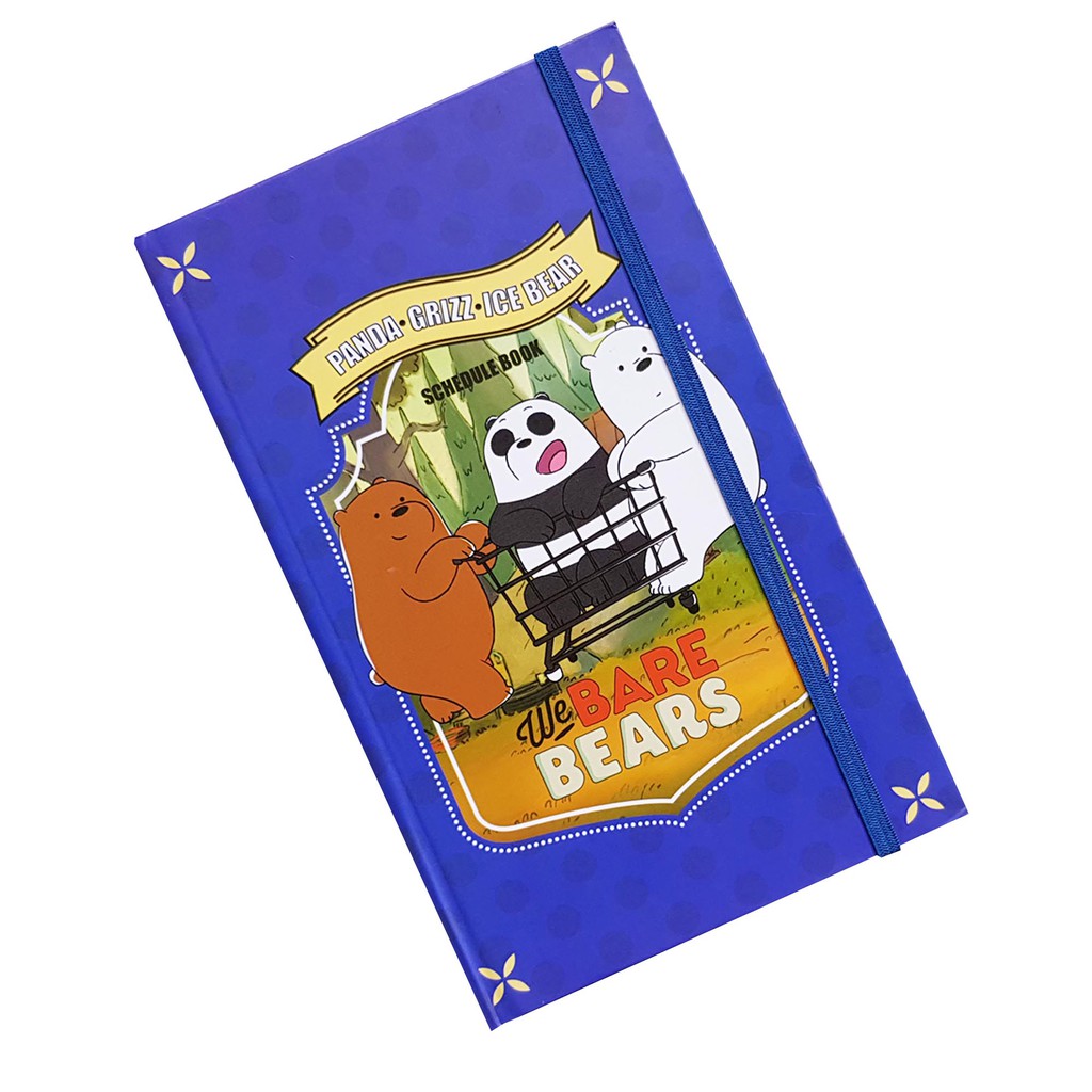 We Bare Bears Schedule Book Planner Diary (No Year) | Lazada PH