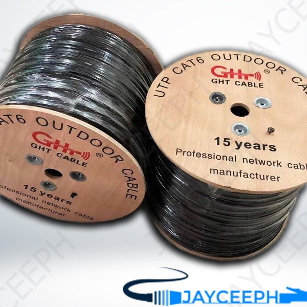 GHT Utp cable outdoor cat6 gigabit Lan cable 1 roll 305meters | Lazada PH