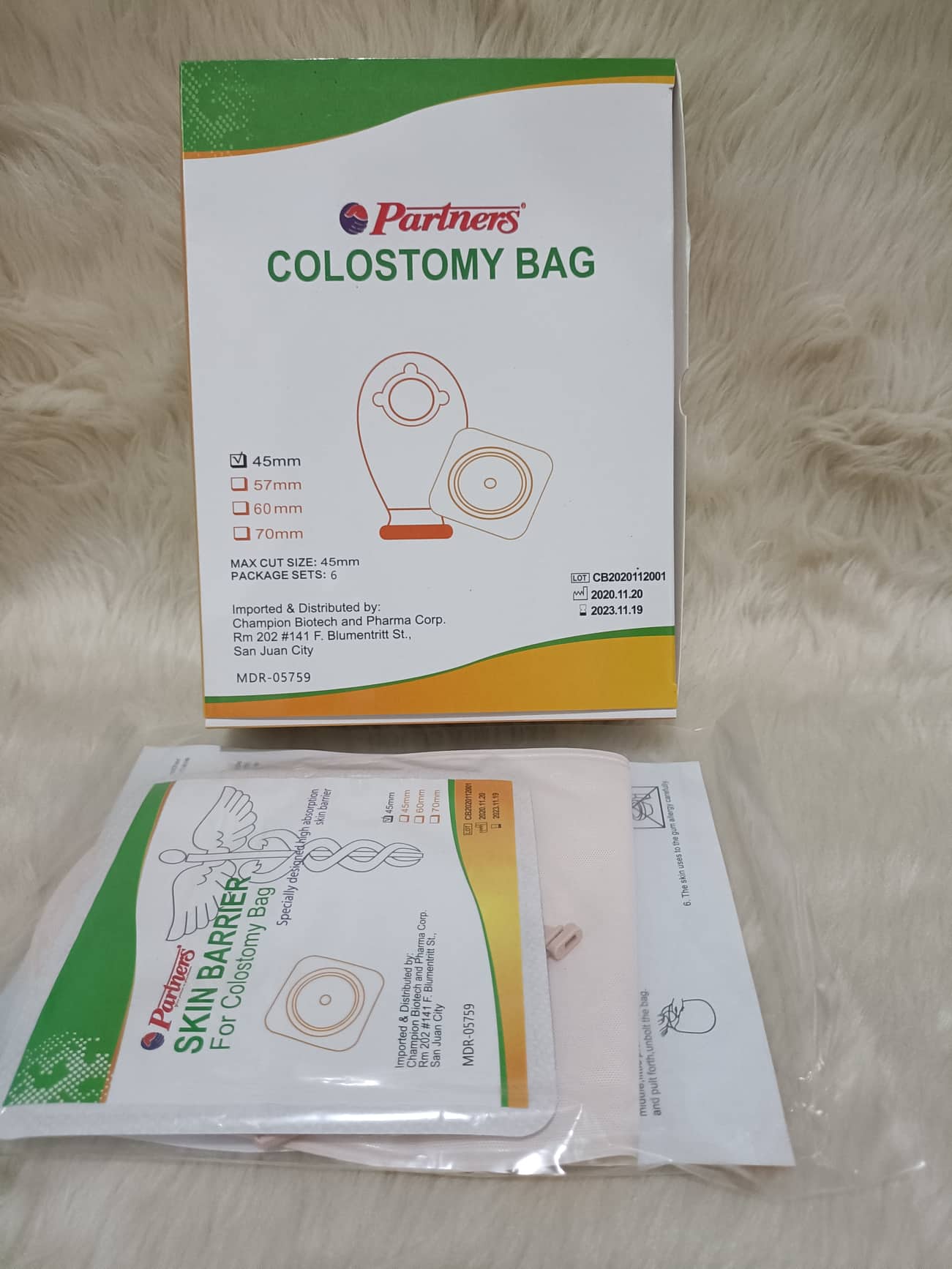 Colostomy Bag Partners Disposable 45MM ( 6Sets/Box's) | Lazada PH