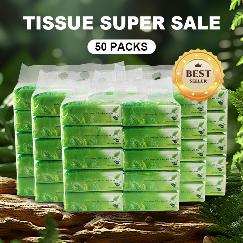 Minimalist style (10 packs) facial tissue 3-layer tissue paper car ...