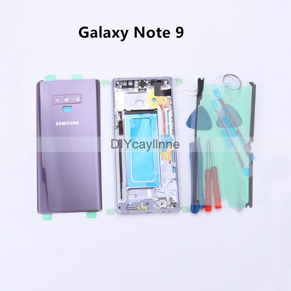 Original Samsung Galaxy NOTE 9 N960 N960F เต็มรูปแบบกรณีฝาหลังหน้าจอ ...