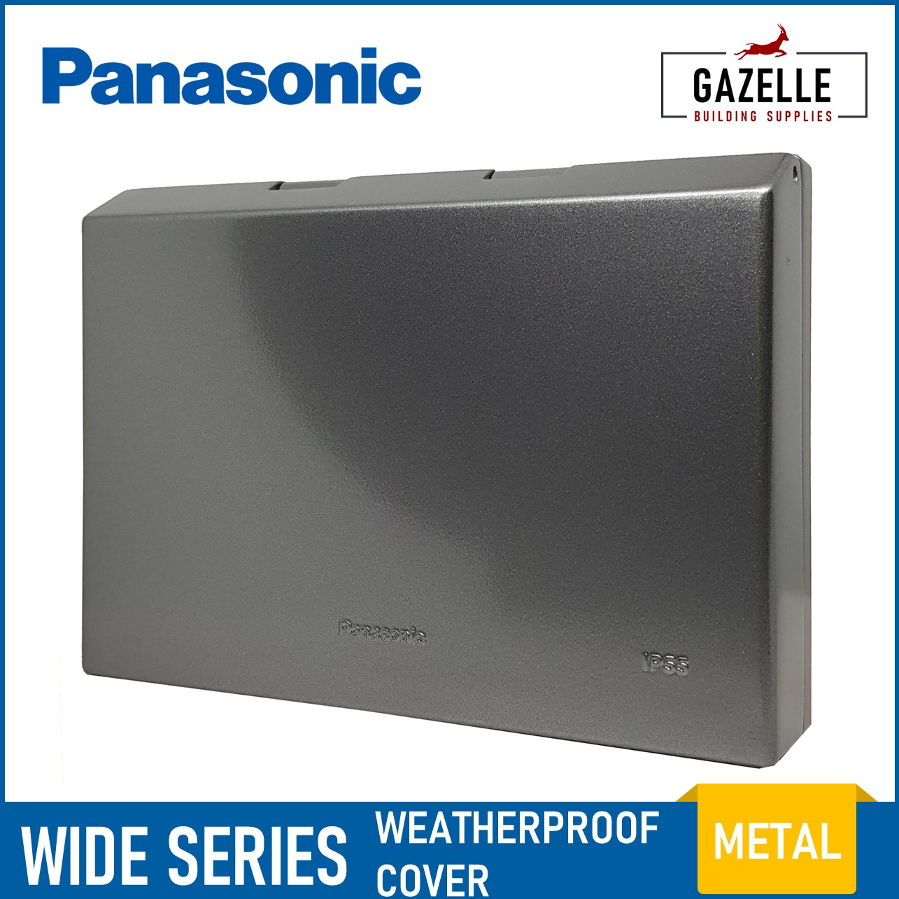 Panasonic Wide Series Weatherproof Cover - Transparent Plastic / Metal ...
