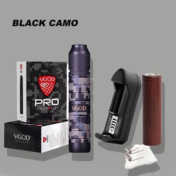 VGOD Pro ARMY CAMO RDA Kit FULL KIT SET VAPE with 1 BATTERY 1 CHARGER ...